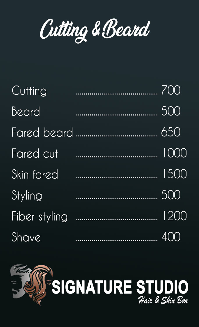 WELCOME TO Signature Studio